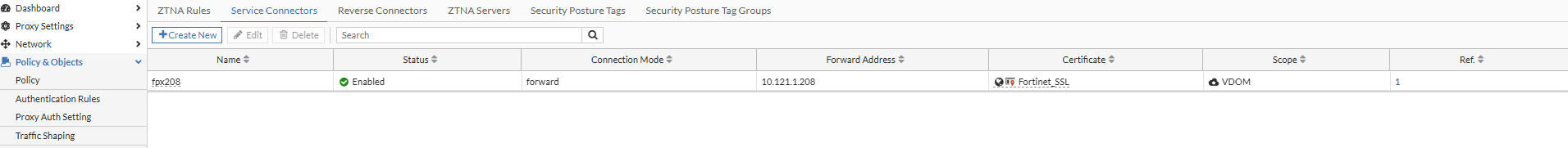 ZTNA traffic forwarding proxy | FortiProxy 7.6.2 | Fortinet Document Library